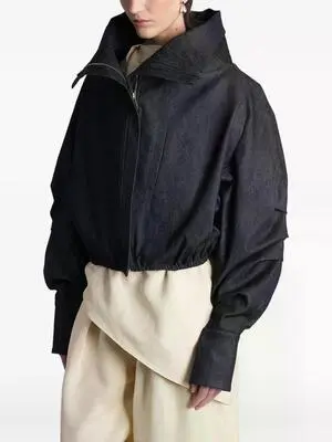 BATAKOVIC Funnel-neck Denim Jacket