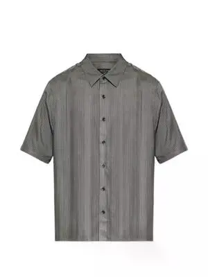 Rag & Bone Vertical-stripe Short-sleeve Shirt