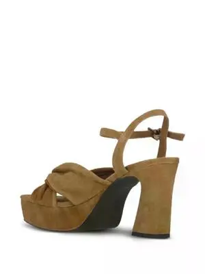 Ash Knotted Platform Sandals - Neutrals