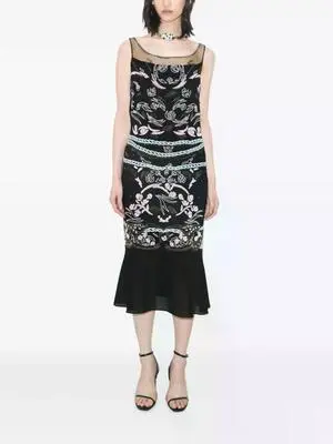 Tory Burch Embellished Mesh Dress