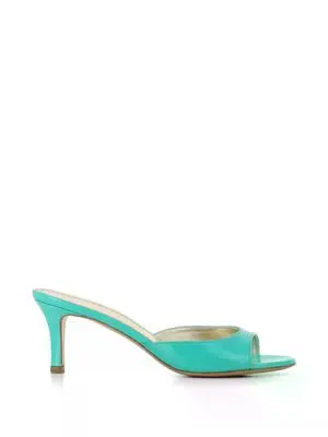 ANTONIO BARBATO MAESTRI VENEZIANI Leather Open Toe Heeled Sandals