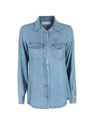 KILTIE Flap-pocket Denim Shirt