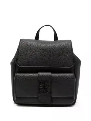 Armani Exchange Suzy Pebbled Leather Backpack