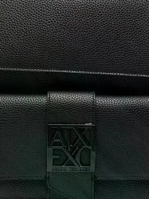 Armani Exchange Suzy Pebbled Leather Backpack