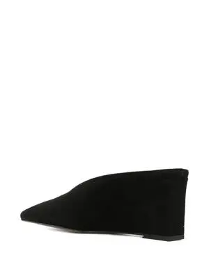BIANCADI Bianca Di Pointed-toe Wedge Mules