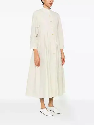 A TENTATIVE ATELIER Marga Pleated Coat