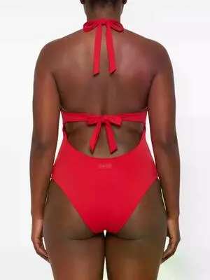 FISICO Halterneck One-piece Swimsuit - Red