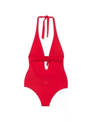 FISICO Halterneck One-piece Swimsuit - Red