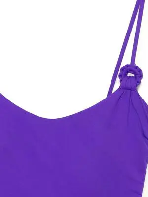 FISICO Ring-detail One-piece Swimsuit - Purple