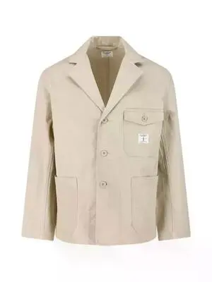 ROY ROGER'S Logo-patch Jacket - Neutrals