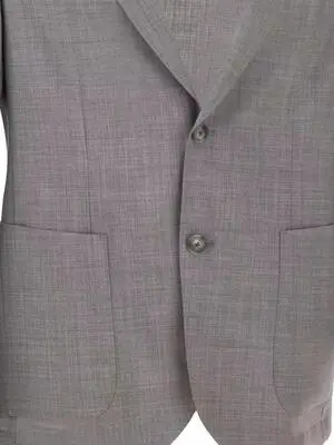 BOSS Slim-fit Virgin Wool Blazer - Grey