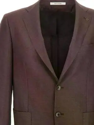 Tagliatore Logo-pin Two-button Blazer - Brown
