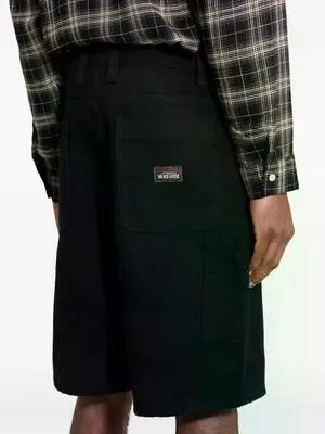 StÜssy Canvas Work Shorts - Black