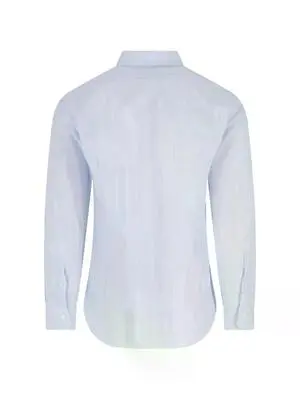 BARBA NAPOLI Striped-pattern Shirt - Blue