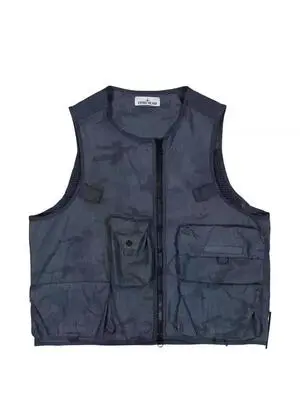 Stone Island Zip Up Vests For Men