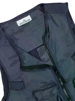 Stone Island Ripstop-tc Vest - Blue