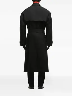 ENTIRE STUDIOS Belted Trench Coat - Black