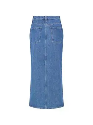 JIL SANDER Denim Maxi Skirt - Blue
