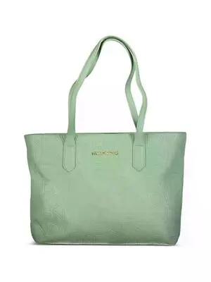 MARIO VALENTINO Embossed Logo Tote - Green