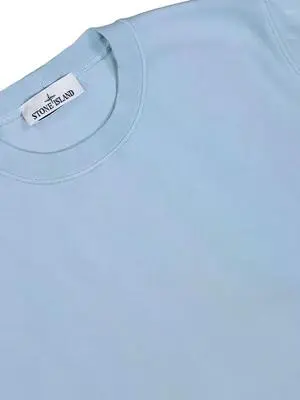 Stone Island Logo Badge Fleece Sweater - Blue