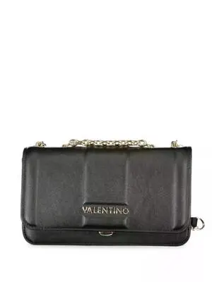 MARIO VALENTINO Quilted Tote Bag With Chain Strap - Black