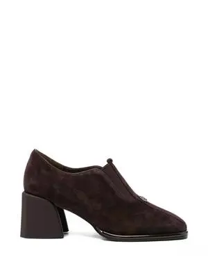 SERGIO MORETTI FIRENZE Suede Block-heel Pumps