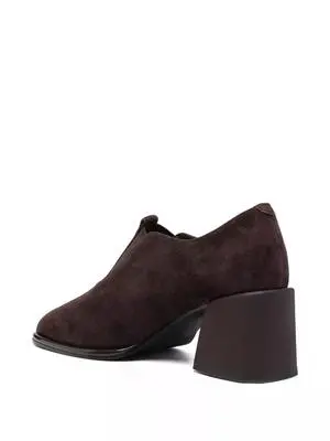 SERGIO MORETTI FIRENZE Suede Block-heel Pumps