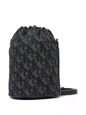 Calvin Klein Monogram Pattern Bucket Bag