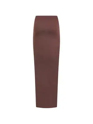 Andamane Anja Draped Maxi Skirt - Brown