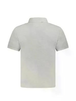 NORTH SAILS Logo-patch Short-sleeve Polo Shirt - Grey