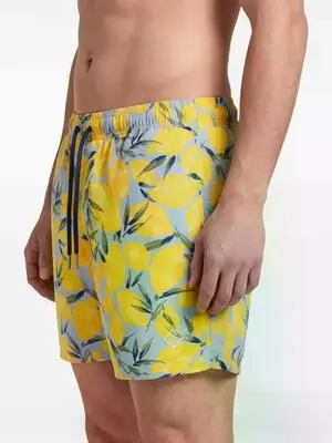 Gant Lemon-print Swim Shorts