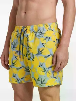 Gant Lemon-print Swim Shorts