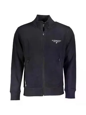 U.S. Grand High-neck Zip-up Sweater