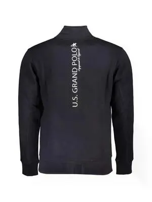 U.S. Grand High-neck Zip-up Sweater