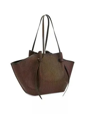 Yuzefi Mochi Woven Tote Bag - Brown