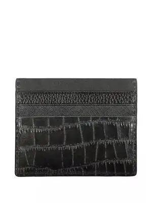Tommy Hilfiger Crocodile-embossed Card-holder