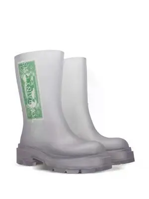 Off-White Reboot Graphic-print Ankle Boots