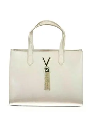 MARIO VALENTINO Logo-plaque Tote Bag - Grey