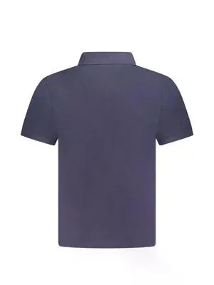 NORTH SAILS Logo-patch Short-sleeve Polo Shirt - Blue