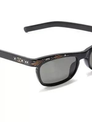 Valentino Garavani Rectangular Acetate Sunglasses