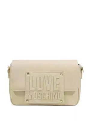 Moschino Embossed Logo-plaque Shoulder Bag
