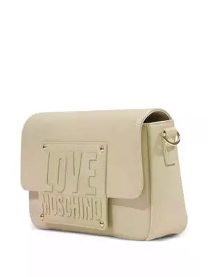 Moschino Embossed Logo-plaque Shoulder Bag