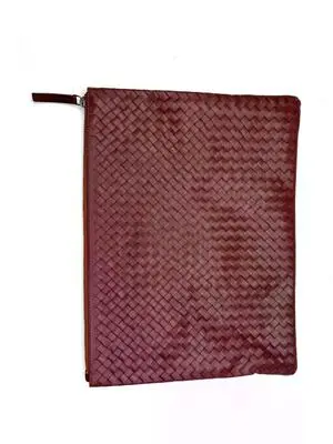 Dragon Diffusion Woven Zip Clutch Bag