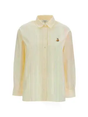 Maison Kitsune Embroidered Shirts For Women