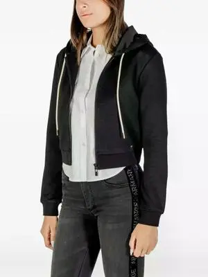 Guess Logo Detail Full Zip Hoodie