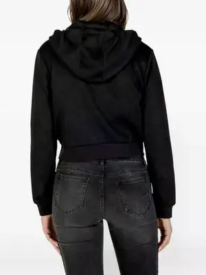 Guess Logo Detail Full Zip Hoodie
