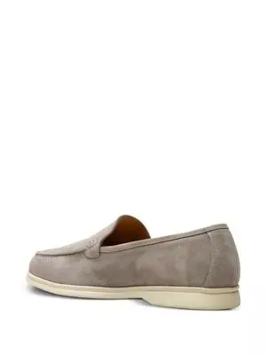CHUCKIES Suede Loafers - Grey
