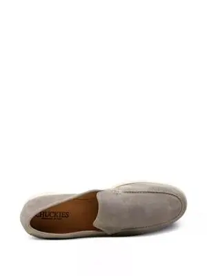 CHUCKIES Suede Loafers - Grey