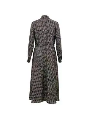 Herno Printed Silk Shirt Dress