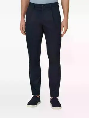 Boggi Milano Drawstring-waist Trousers - Blue